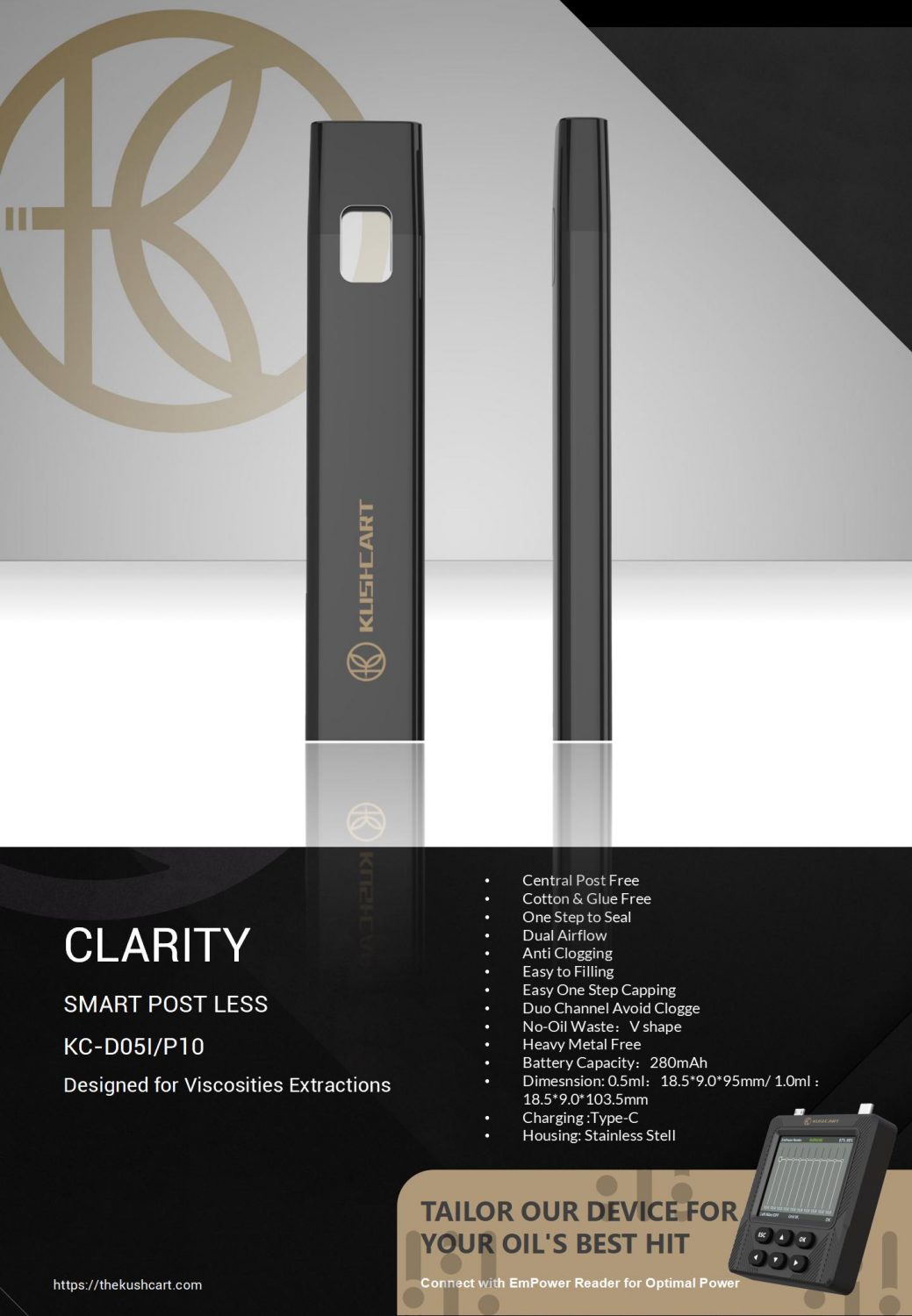 Clarity KC-D05 | Kushcart